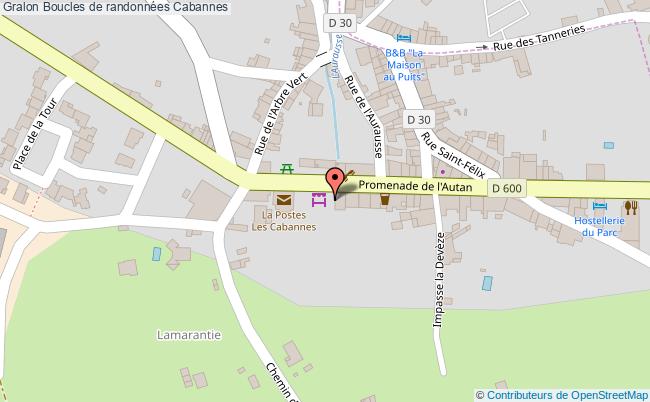 Circuit Les Cabannes du GR 36 Boucles de randonnées Cabannes