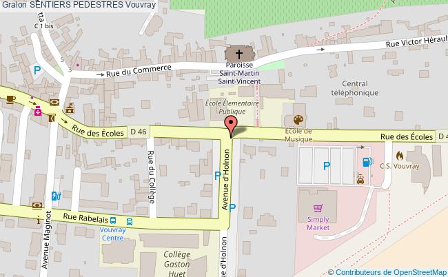 Circuit randonnée 1 Sentiers pedestres Vouvray