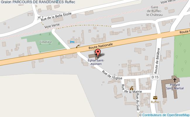 Circuit vert Parcours de randonnees Ruffec