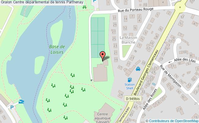 Court de tennis couvert Centre départemental de tennis Parthenay