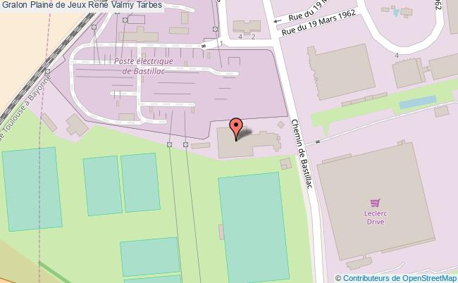 Courts de tennis du Comité Départemental. Plaine de jeux rene valmy Tarbes