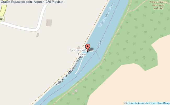 Ecluse de Saint Algon Ecluse de saint-algon n°226 Pleyben