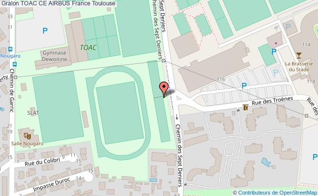 Fronton de pelote basque Toac ce airbus france Toulouse