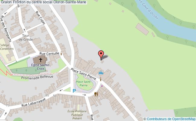 Fronton du centre social Fronton du centre social Oloron-Sainte-Marie