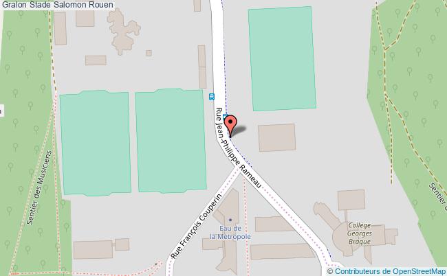 Grand terrain de football stabilisé Stade salomon Rouen