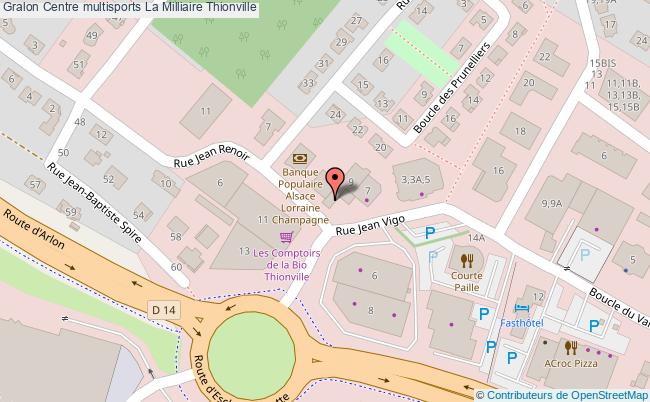 Gymnase Centre multisports la milliaire Thionville