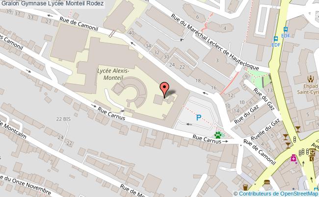 Gymnase Gymnase lycée monteil Rodez
