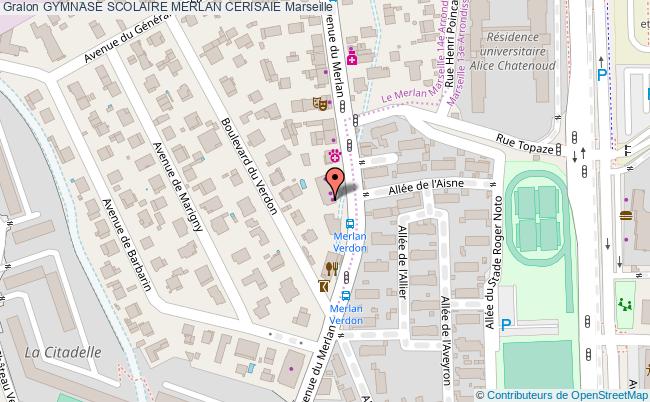 GYMNASE Gymnase scolaire merlan cerisaie Marseille
