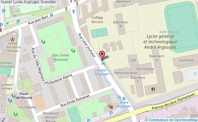 Gymnase Lycée argouges Grenoble