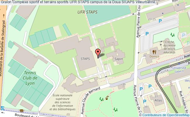 halle des sports Complexe sportif et terrains sportifs ufr staps campus ...