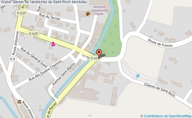 La chapelle Saint-Roch Sentier de randonnée de saint-roch Montolieu