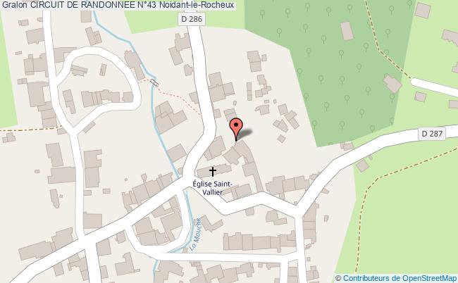 Le Lac et les Falaises de la Mouche Circuit de randonnee n°43 Noidant ...