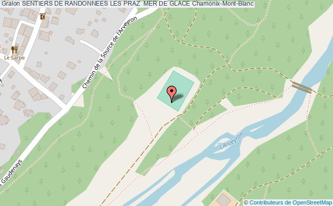 LE MONTENVERS Sentiers de randonnees les praz mer de glace Chamonix ...