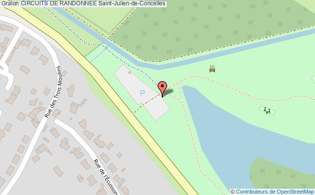 Le sentier du Moulin de Tue Loup Circuits de randonnee Saint-Julien-de ...