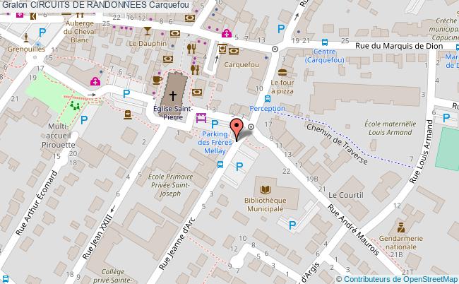 le tour du bourg Circuits de randonnees Carquefou