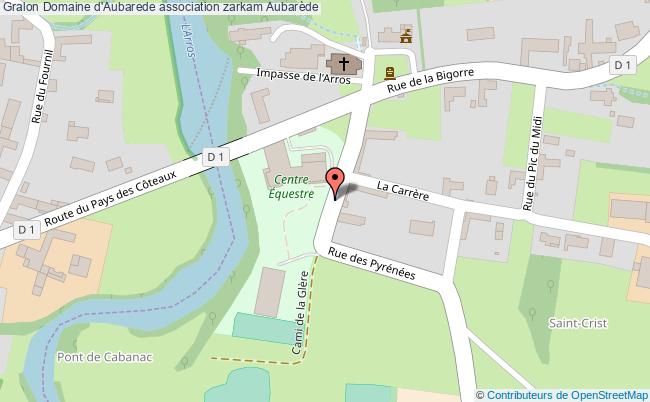 Manège couvert Domaine d'aubarede association zarkam Aubarède