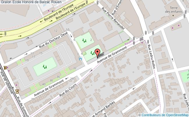 Mini terrain de basket-ball Ecole honoré de balzac Rouen