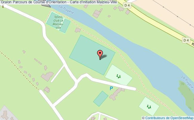 Parcours de Course d'Orientation - Carte d'initiation Parcours de ...