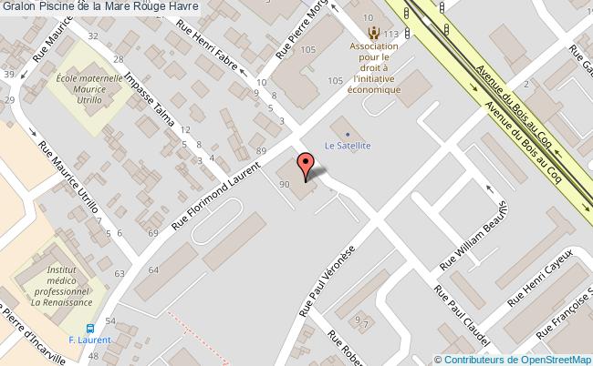 Petit bassin couvert Piscine de la mare rouge Havre