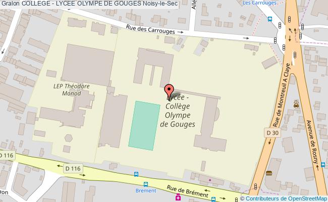 PISTE DE COURSE College - lycee olympe de gouges Noisy-le-Sec