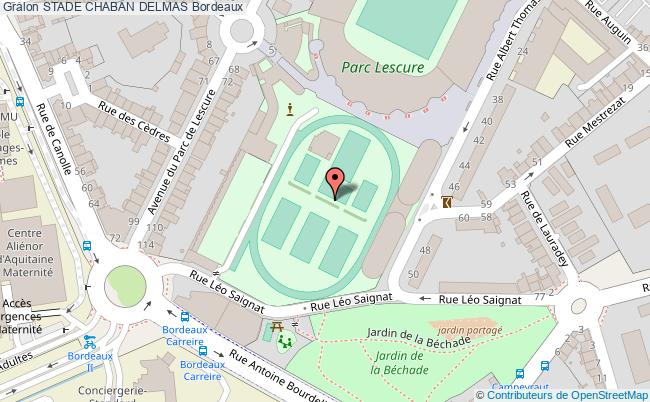 PISTE ATHLETISME Stade chaban delmas Bordeaux