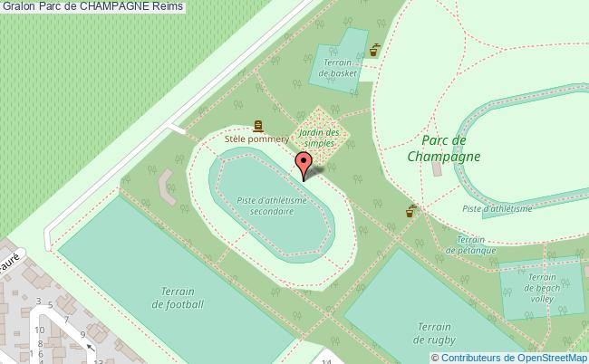 Piste d'athlétisme 2 Parc de champagne Reims