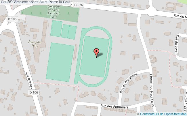 Piste d'athlétisme Complexe sportif Saint-Pierre-la-Cour