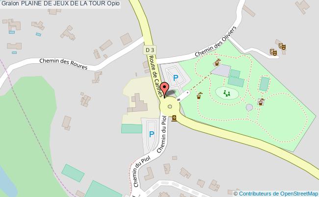 PLAINE DE JEUX DE LA TOUR Plaine de jeux de la tour Opio