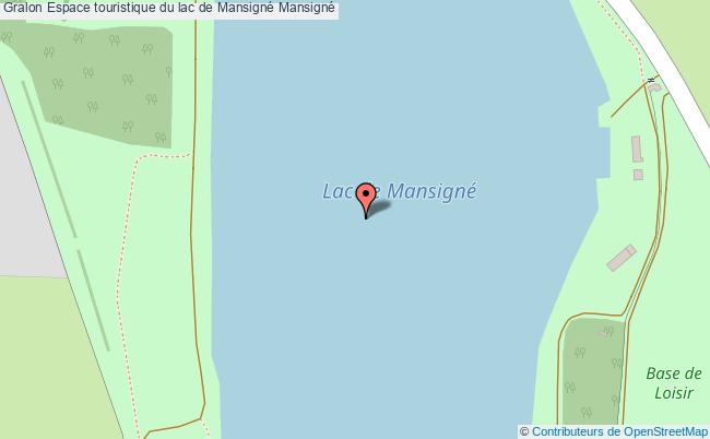 Plan d'eau Espace touristique du lac de mansigné Mansigné