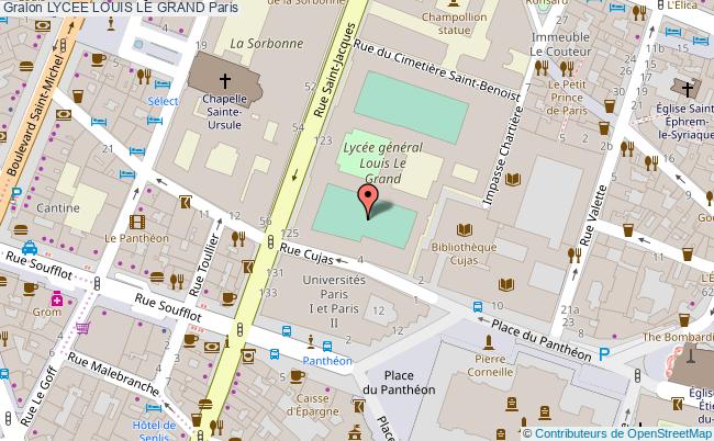 PLATEAU D'EPS Lycee louis le grand Paris