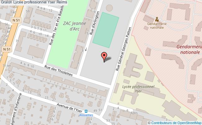 Plateau EPS Lycée professionnel yser Reims