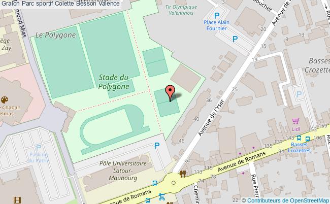 Plateau EPS Parc sportif colette besson Valence