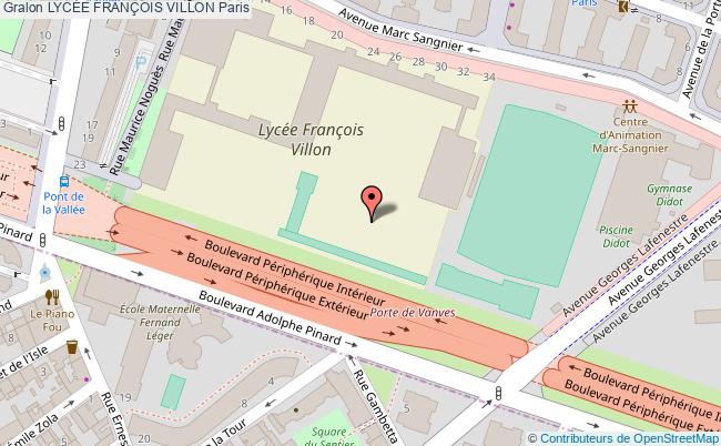 PLATEAU MULTISPORTS LycÉe franÇois villon Paris