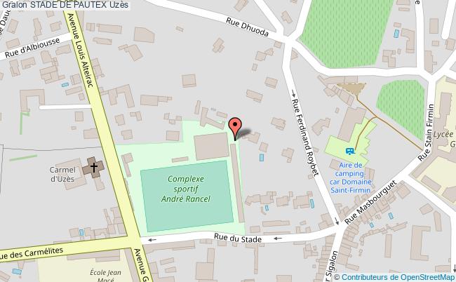 SALLE BOXE DE PAUTEX Stade de pautex Uzès