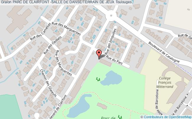 SALLE DE DANSE Parc de clairfont -salle de danse/terrain de jeux Toulouges