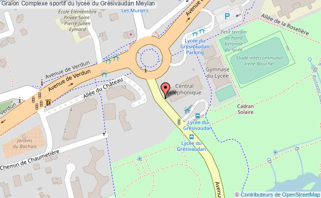 Salle de gymnastique Complexe sportif du lycée du grésivaudan Meylan