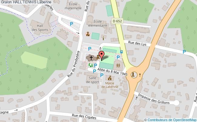 SALLE DES FETES Hall tennis Labenne