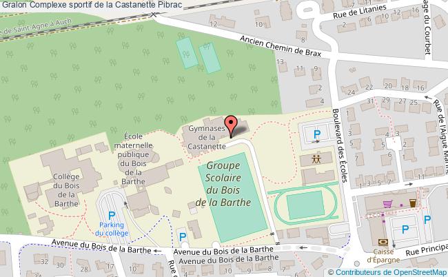 Salle n°2 rdc petit gymnase Complexe sportif de la castanette Pibrac Salle n°2 rdc petit gymnase Complexe sportif de la castanette Pibrac
