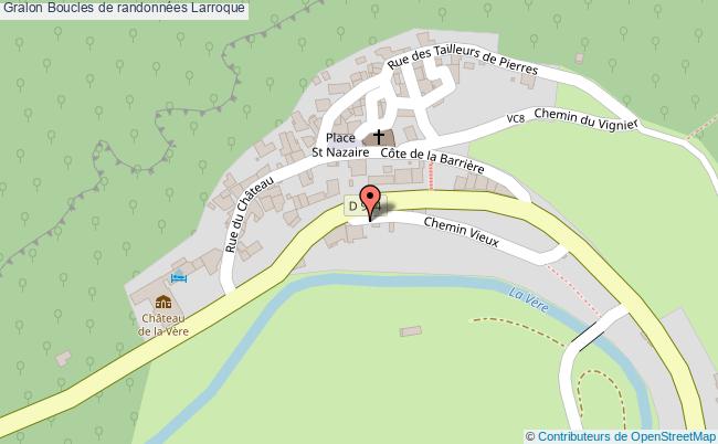 Sentier des Moulins Boucles de randonnées Larroque