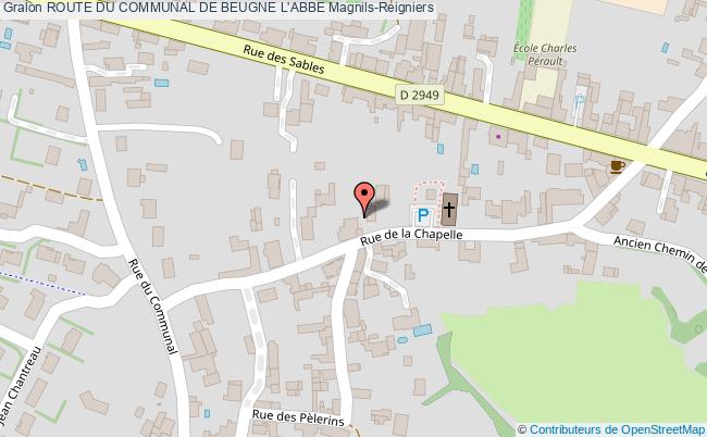 Sentier les Charrières Route du communal de beugne l'abbe Magnils-Reigniers