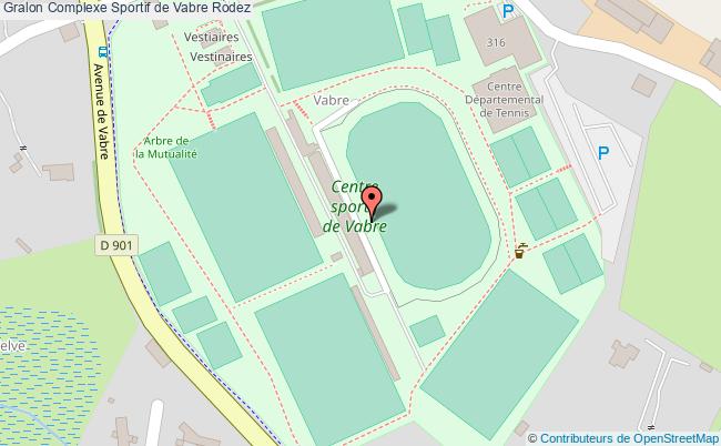 Stade d'Athlétisme Complexe sportif de vabre Rodez