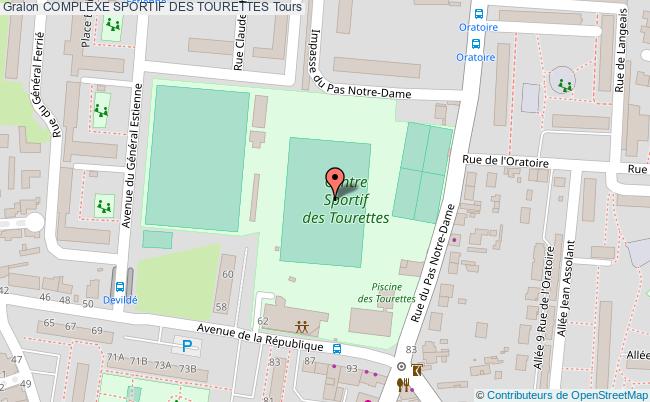 Stade d'athlétisme Complexe sportif des tourettes Tours