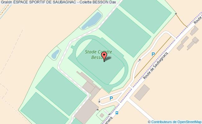 STADE D'ATHLETISME Espace sportif de saubagnac - colette besson Dax