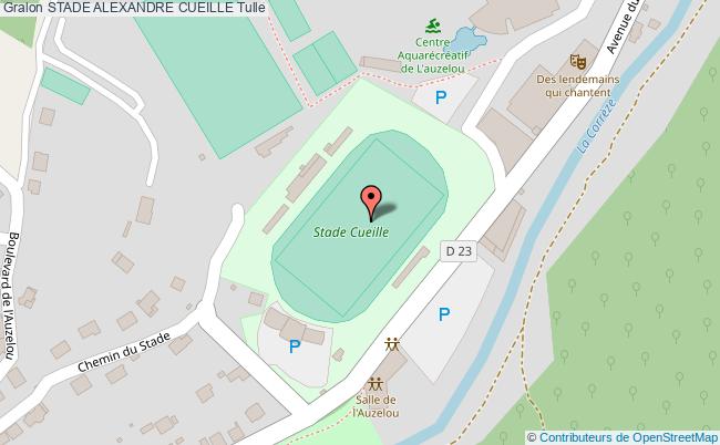 STADE D'ATHLETISME Stade alexandre cueille Tulle