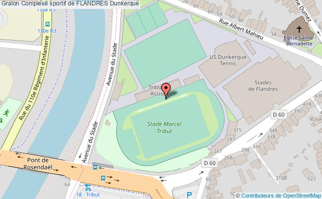 STADE D'ATHLETISME TRIBUT Complexe sportif de flandres Dunkerque