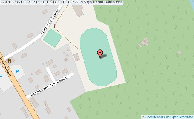 Stade de football Complexe sportif colette besson Vignoux-sur-Barangeon