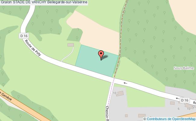 STADE FOOTBALL de VANCHY Stade de vanchy Bellegarde-sur-Valserine