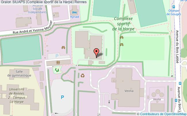 Structure d'escalade Siuaps (complexe sportif de la harpe) Rennes