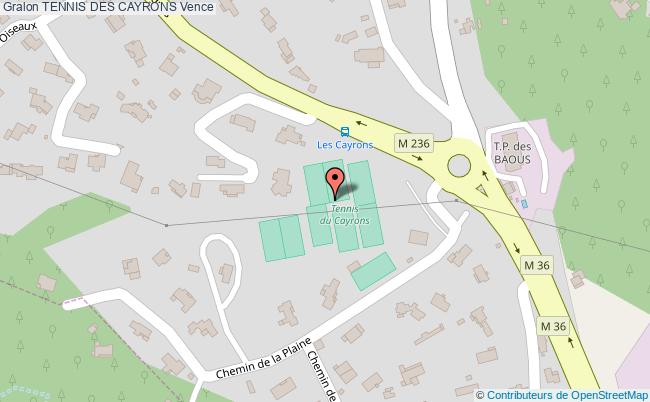 TENNIS DES CAYRONS Tennis des cayrons Vence