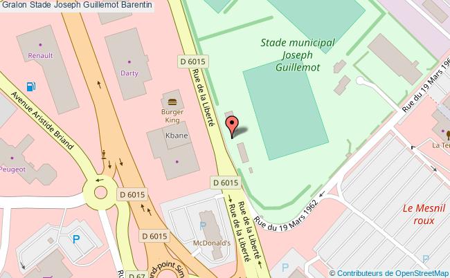 Terrain d'entraînement Stade joseph guillemot Barentin